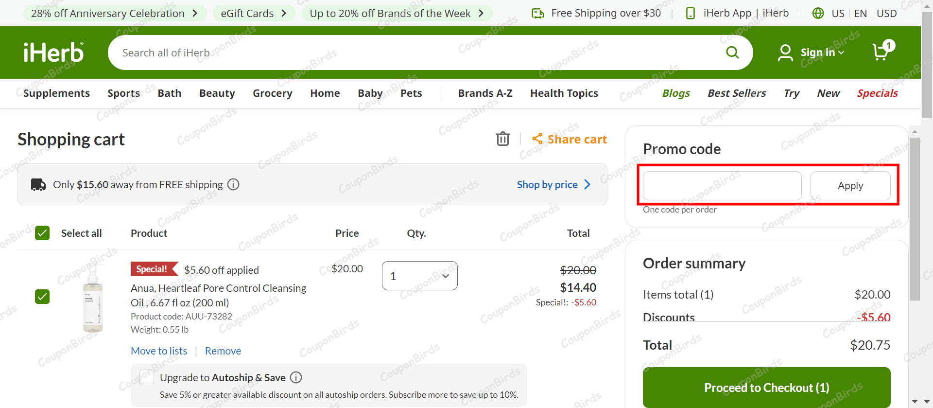 20% Off iHerb Promo Codes - Verified - Oct 2025