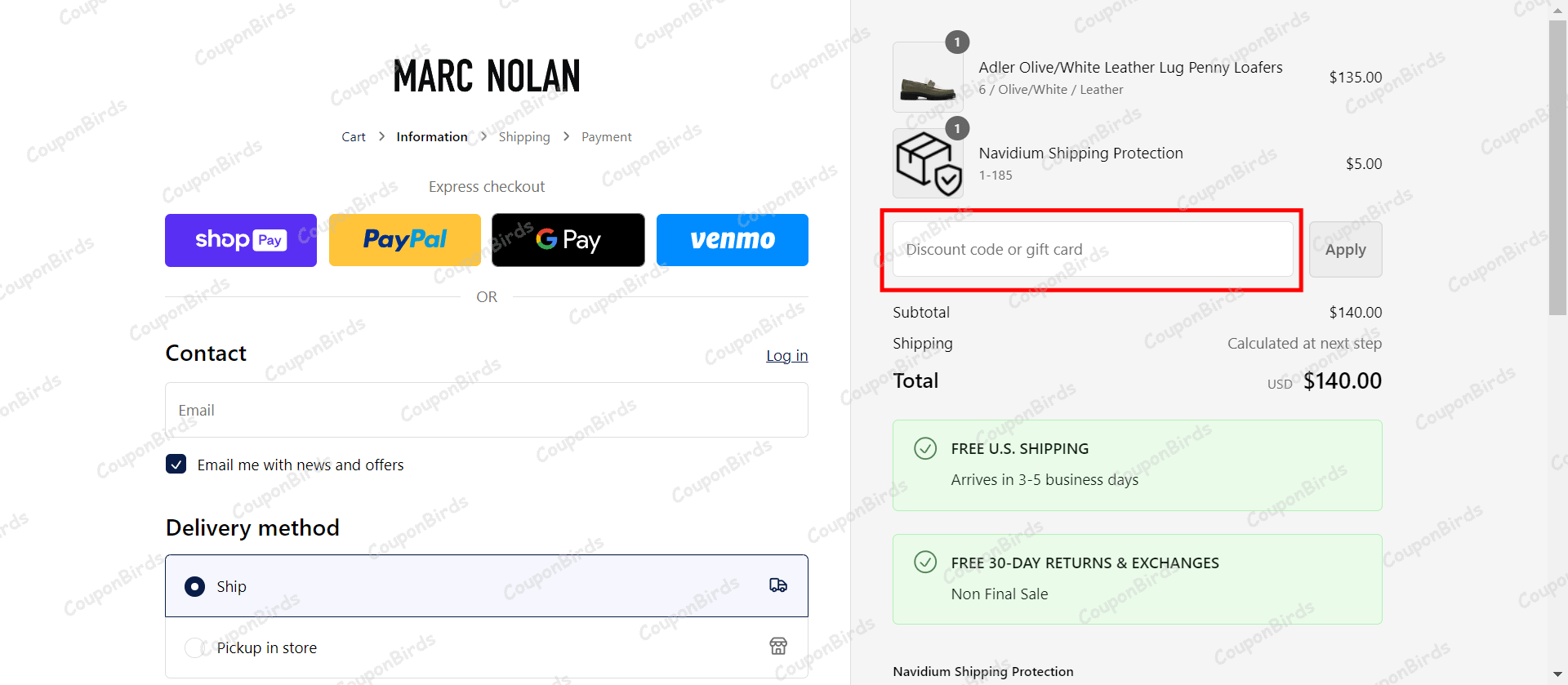 $25 Off Marc Nolan Discount Codes - Verified - Dec 2025