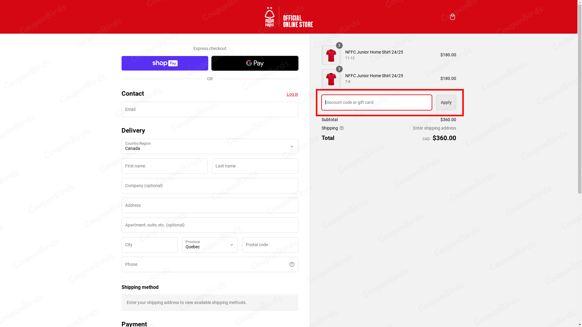 50% Off Nottingham Forest Discount Codes - Verified - Jan 2026