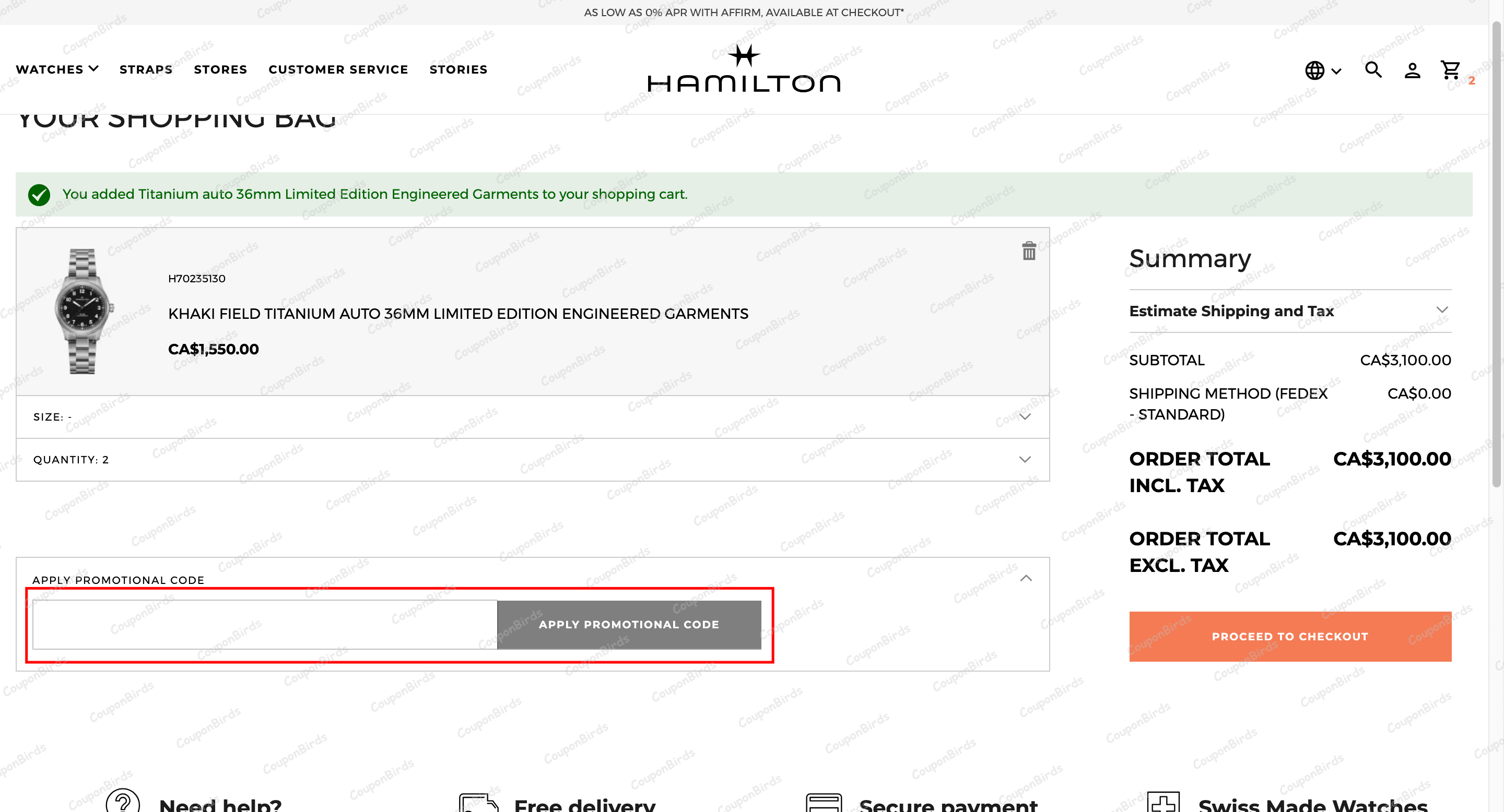 25% Off Hamilton Watch Promo Codes - Verified - Dec 2025