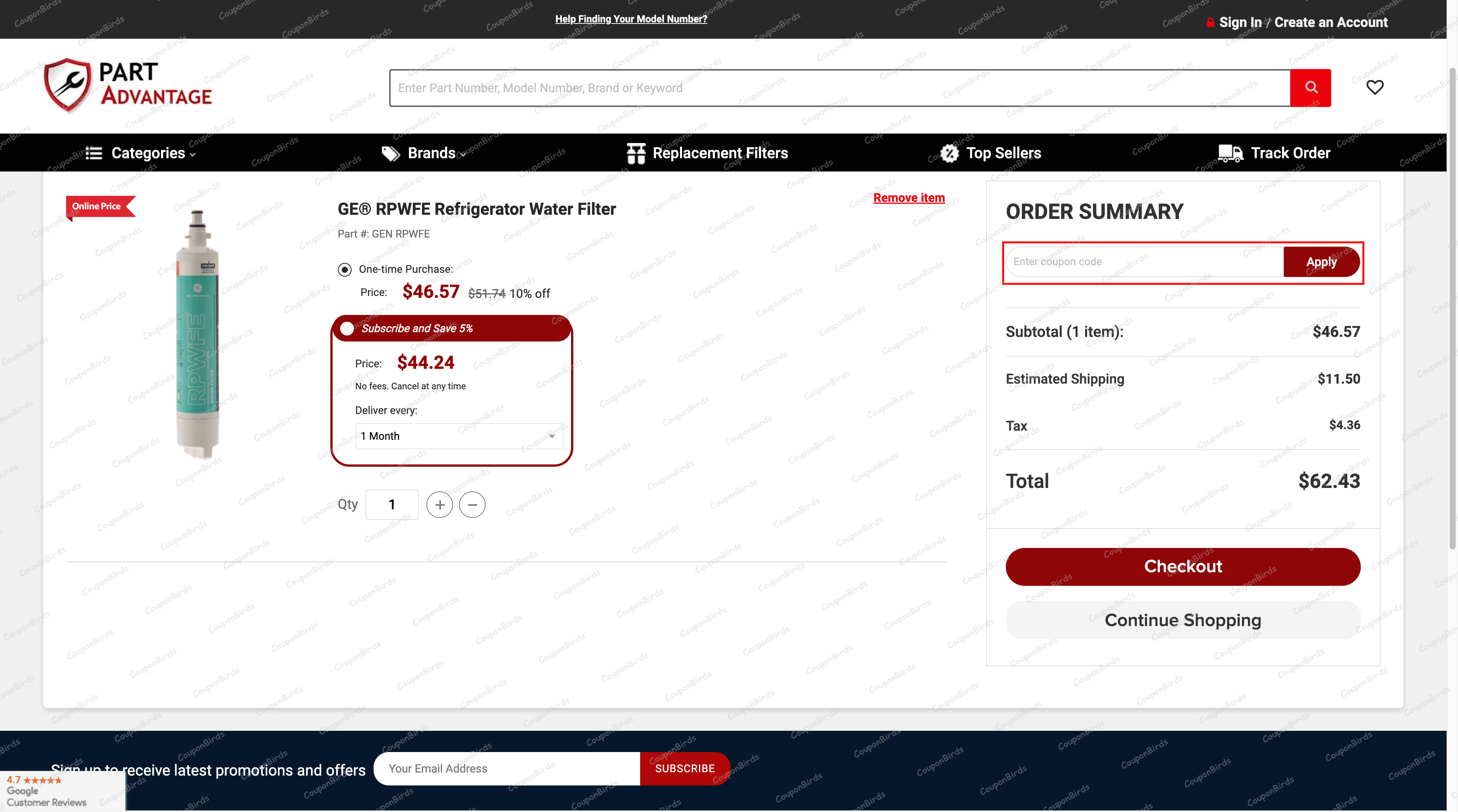25% Off Part Advantage Discount Codes - Dec 2025