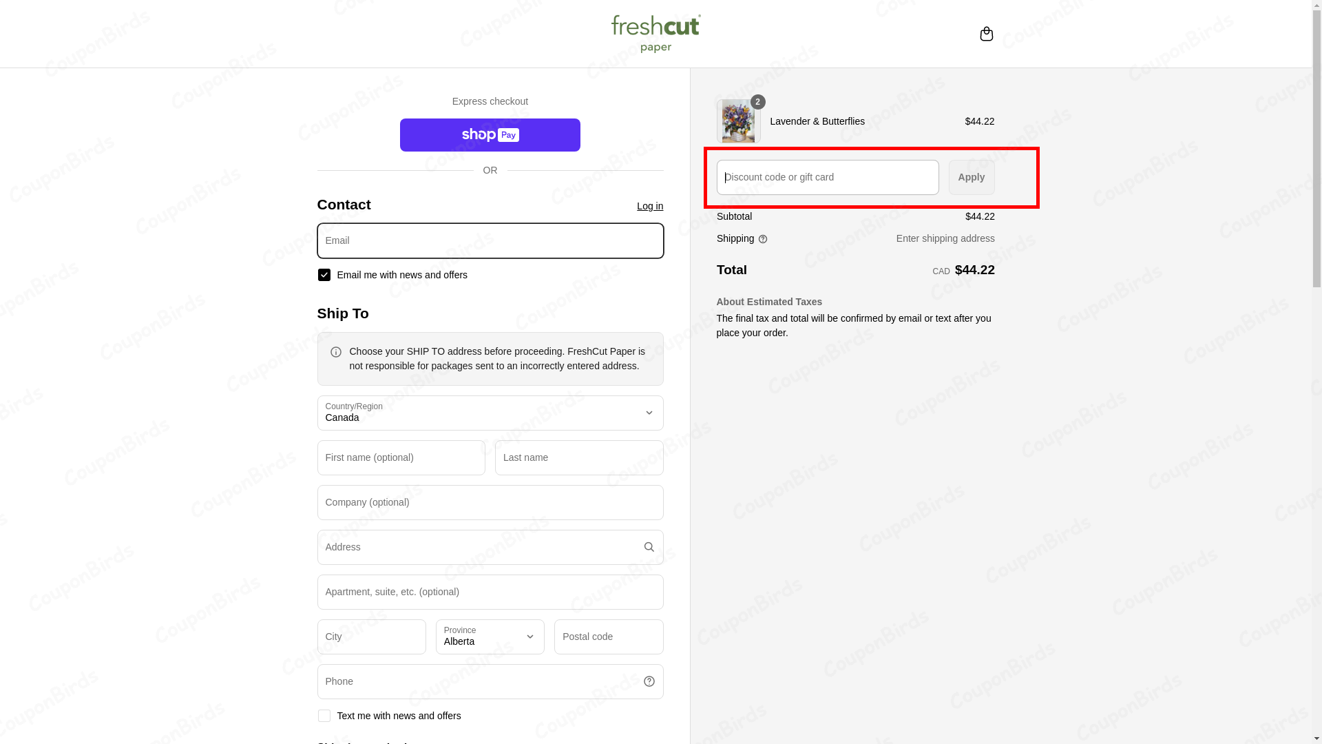 Freshcut Paper Promo Code
