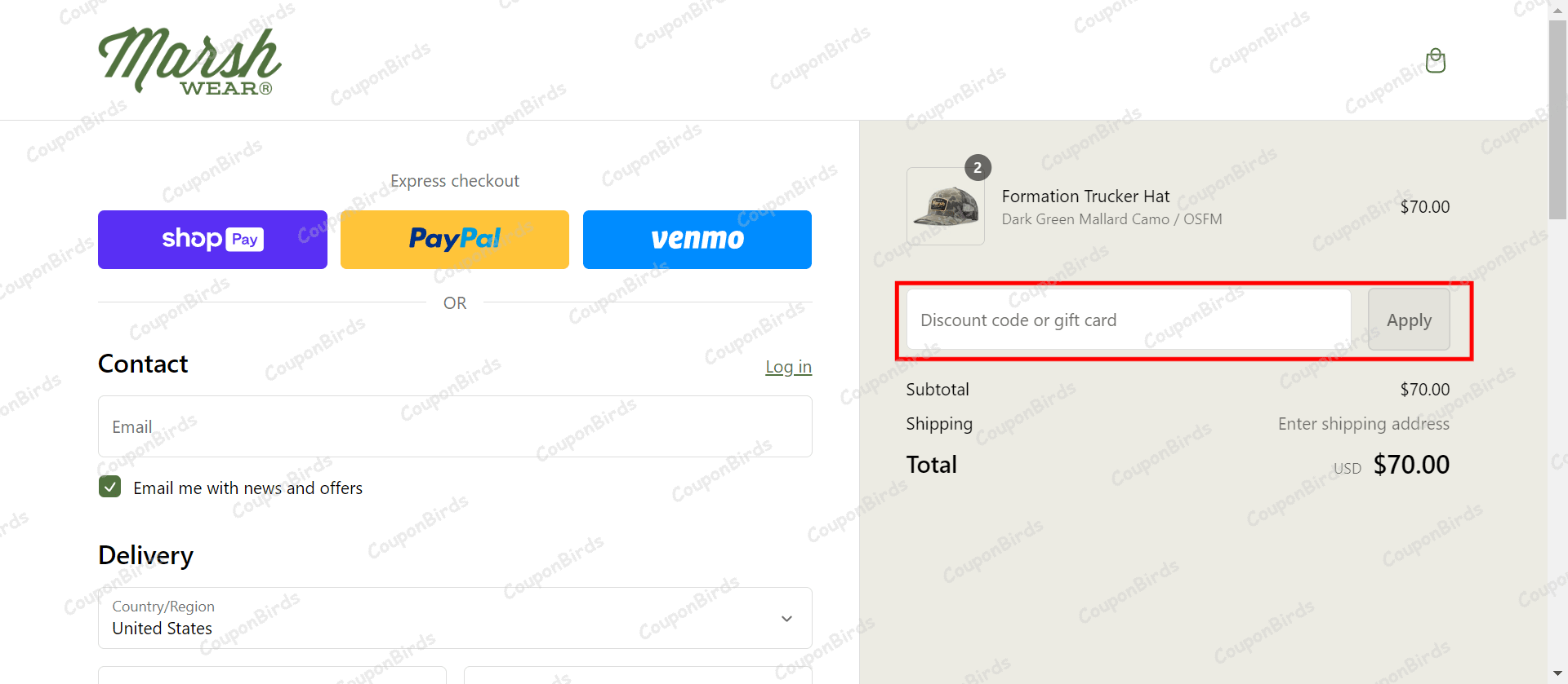 30% Off Marsh Wear Clothing Discount Codes - Verified - Dec 2025