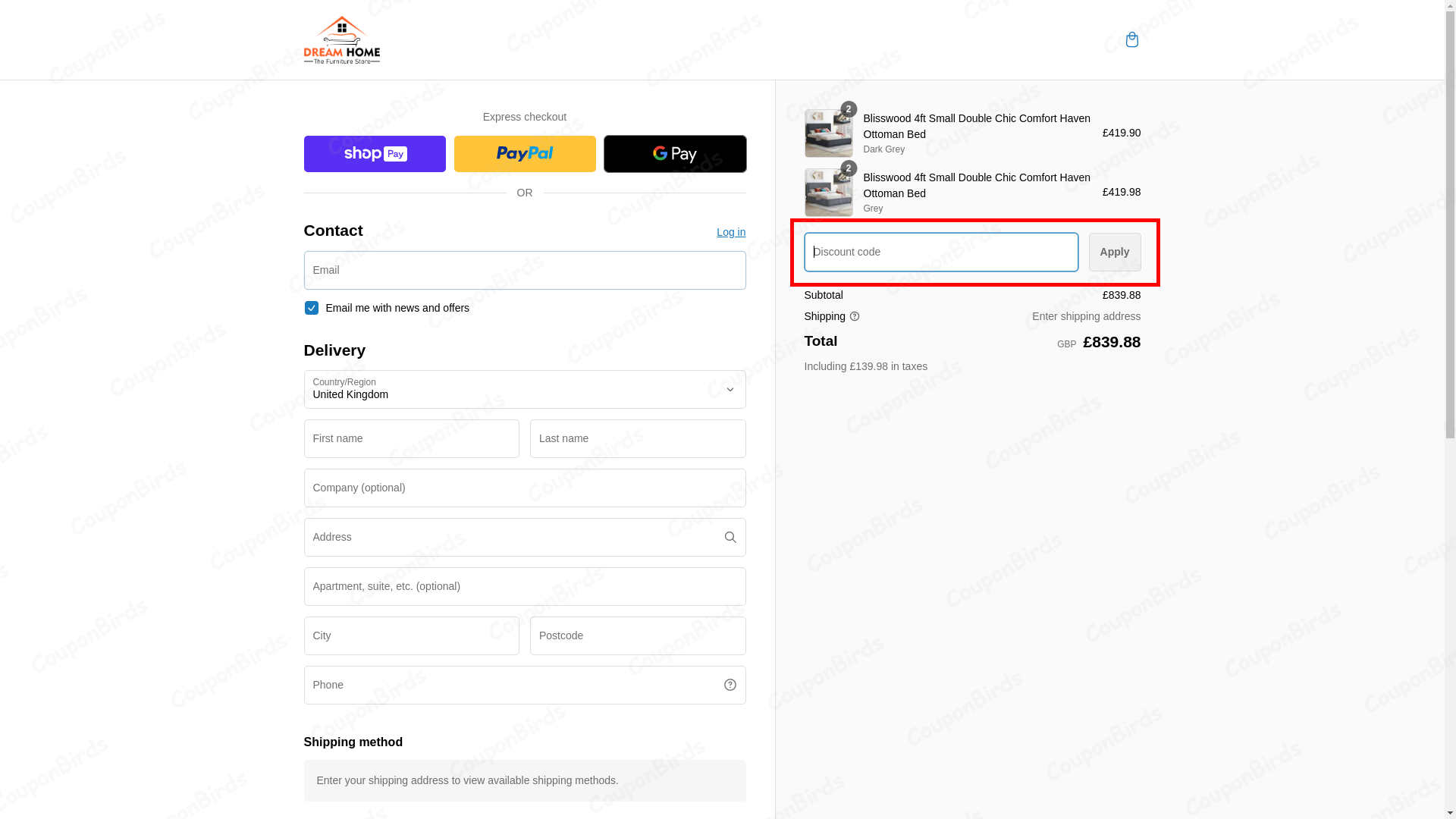 25% Off Dream Home Discount Codes - Verified - Nov 2025