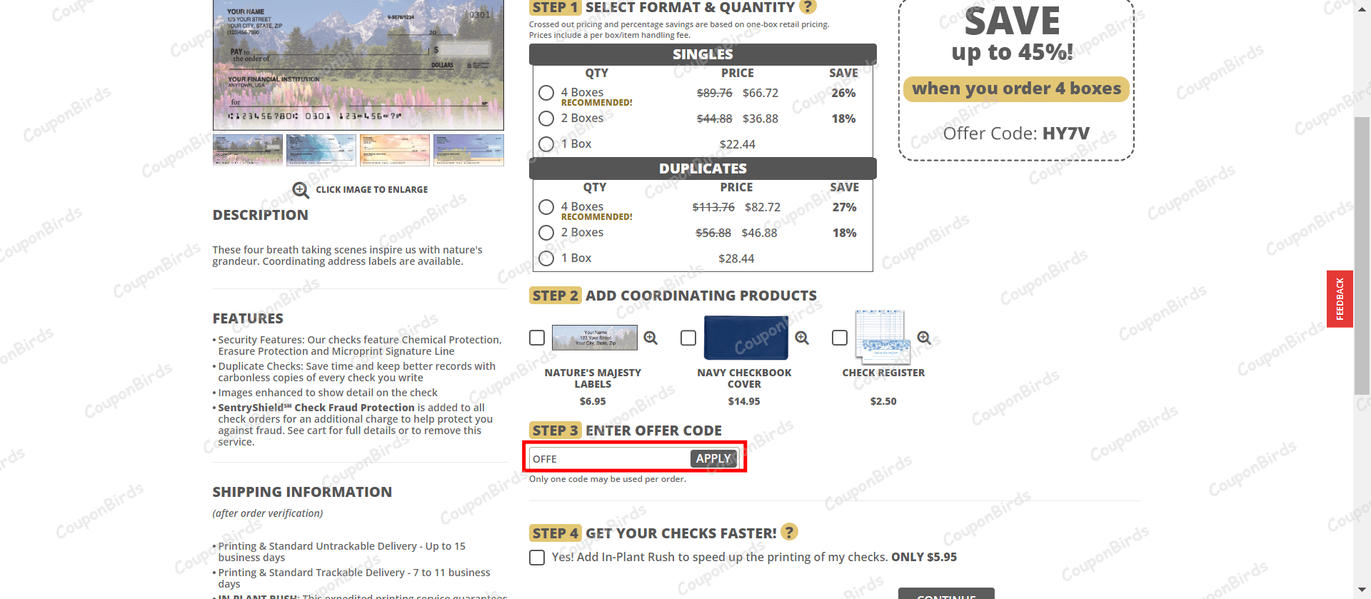 75% Off Checks Unlimited Coupon Codes - Verified - Dec 2025