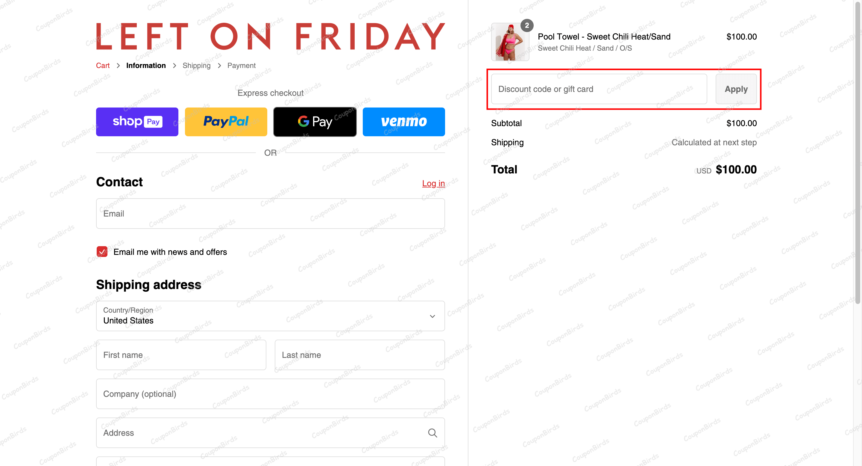 30% Off Left On Friday Discount Codes - Verified - Dec 2025