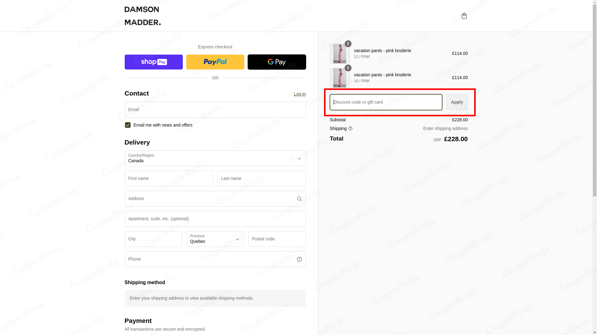 20% Off Damson Madder Discount Codes - Verified - Jan 2026