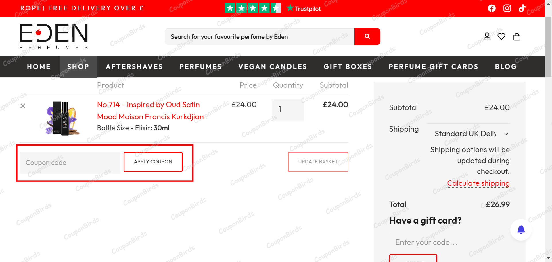 25% Off Eden Perfumes Discount Codes - Verified - Dec 2025