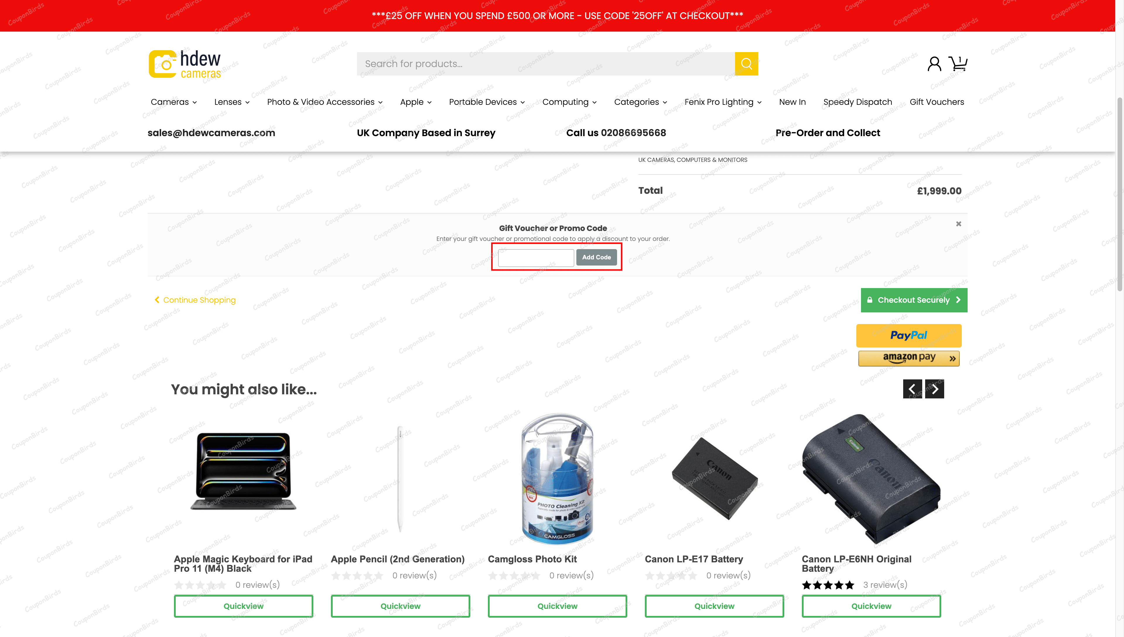 25% Off Hdew Cameras Discount Codes - Verified - Dec 2025