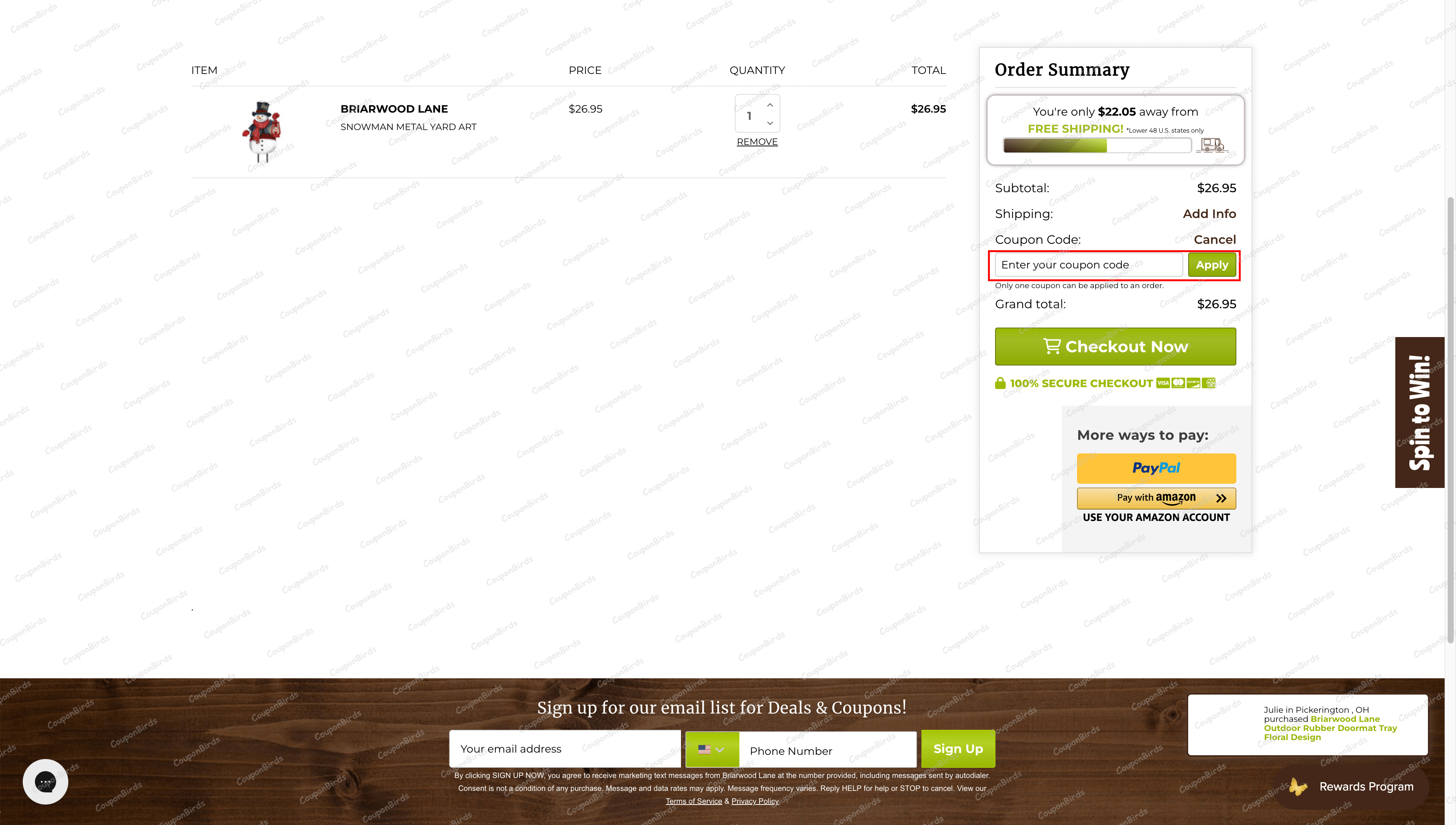 20% Off Briarwood Lane Coupon Codes - Verified - Dec 2025