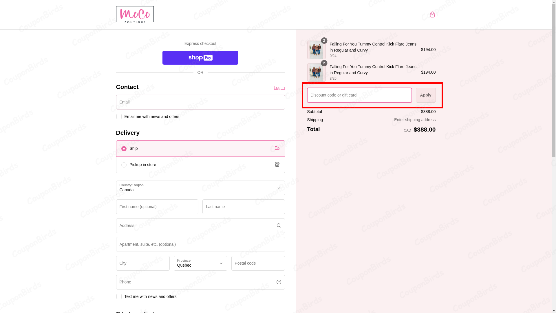 30% Off Moco Boutique Coupons - Verified - Nov 2025