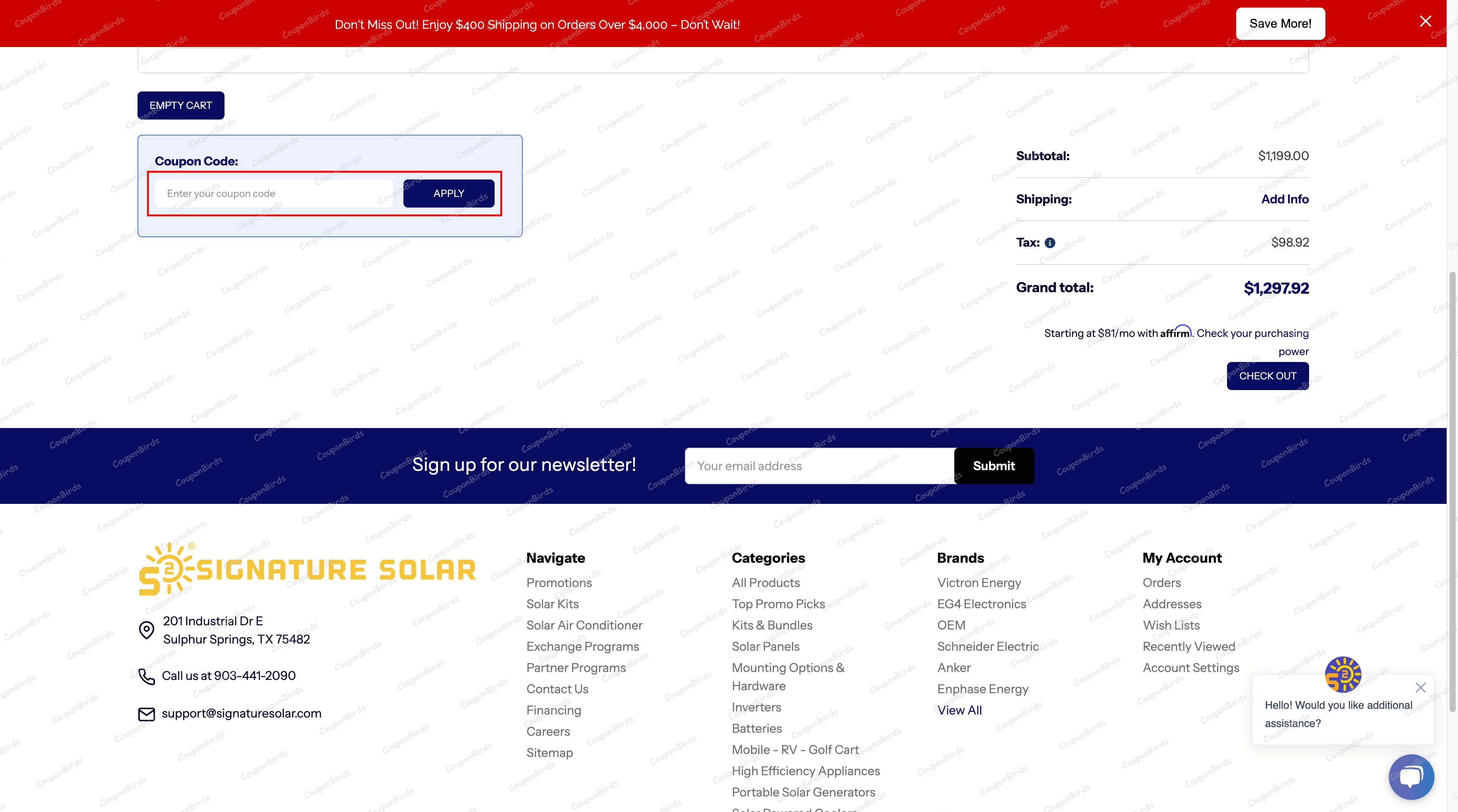 50% Off Signature Solar Coupon Codes - Verified - Dec 2025