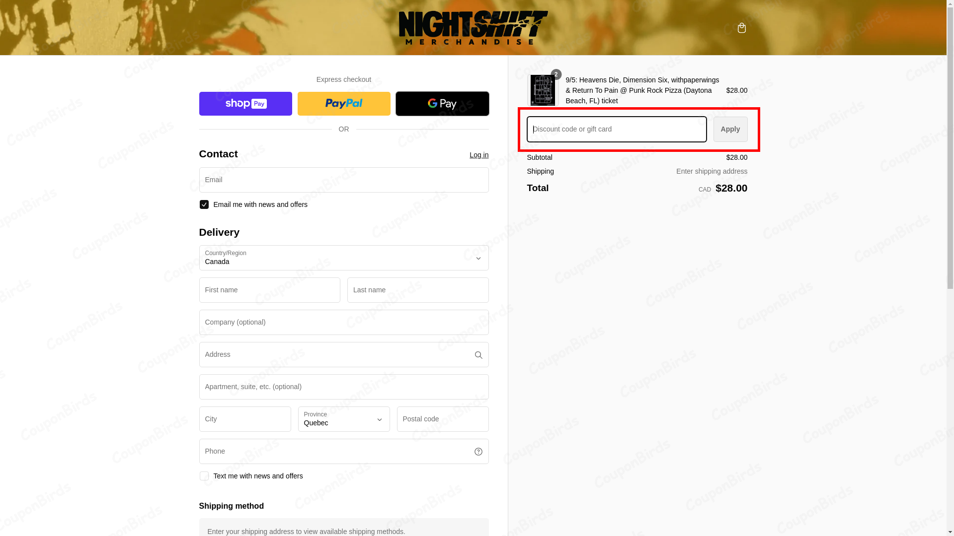 25% Off Night Shift Merch Discount Codes - Jun 2026