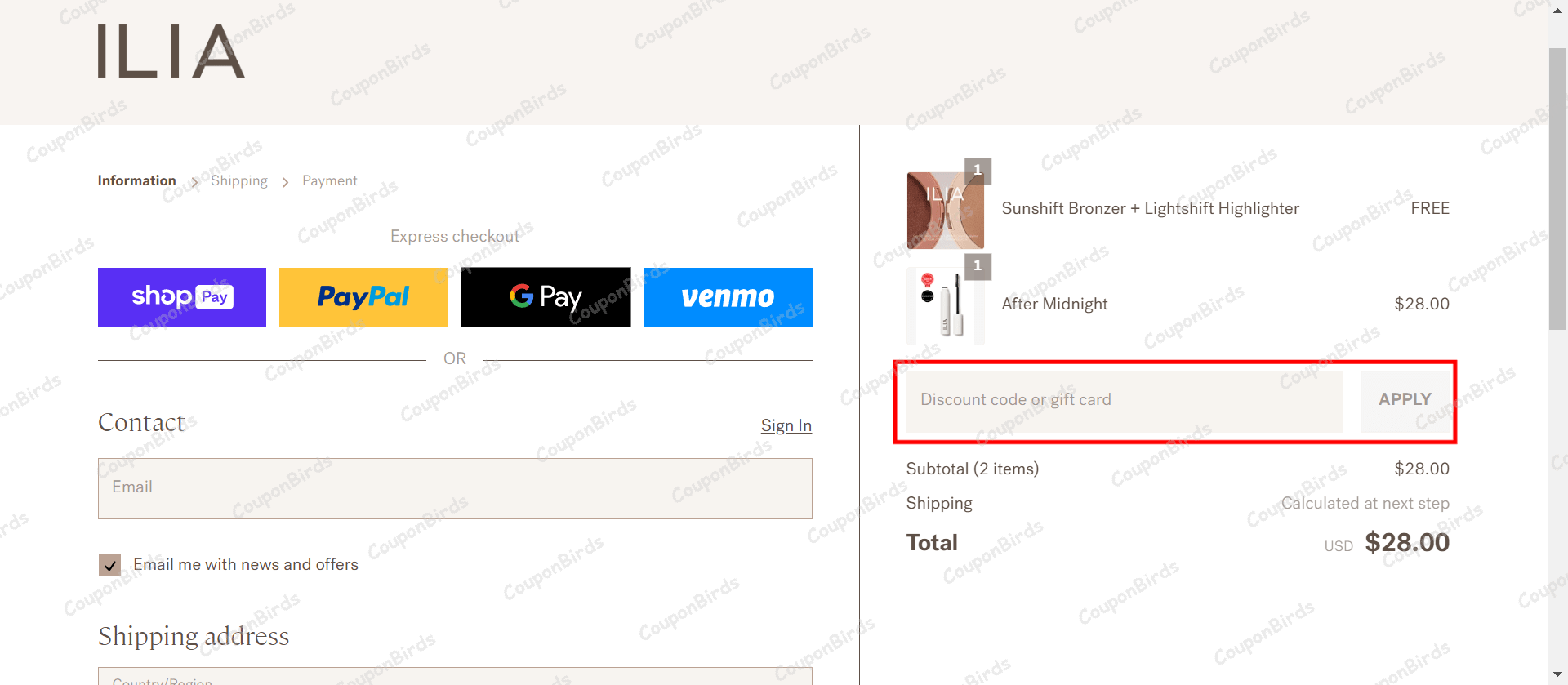 25% Off ILIA Beauty Discount Codes - Verified - May 2026