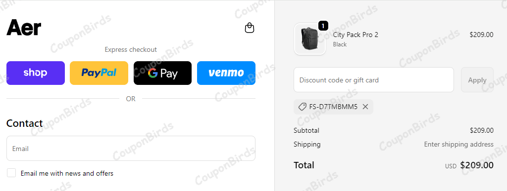 30% Off Aer Discount Codes - Verified - Mar 2026