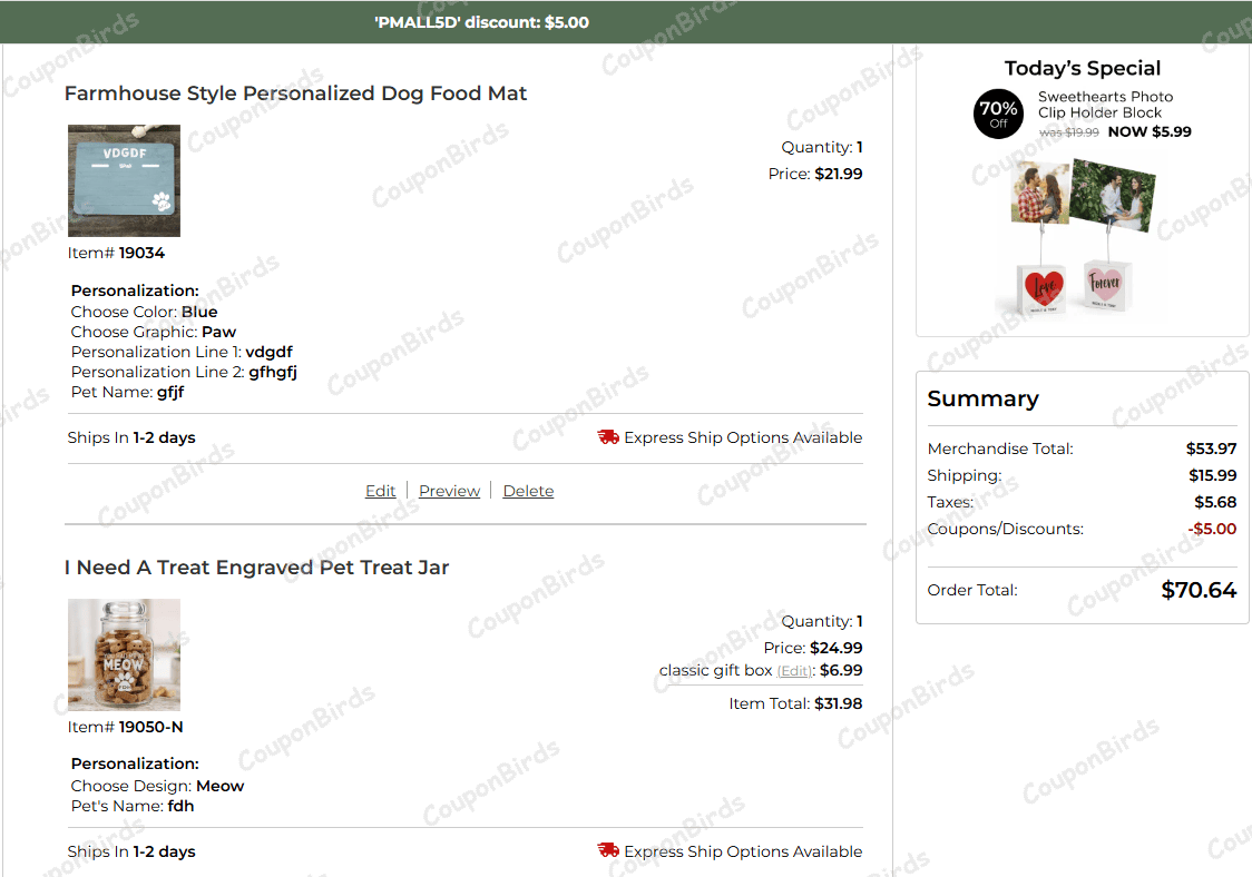 25% Off Personalization Mall Coupons - Verified - Jun 2026