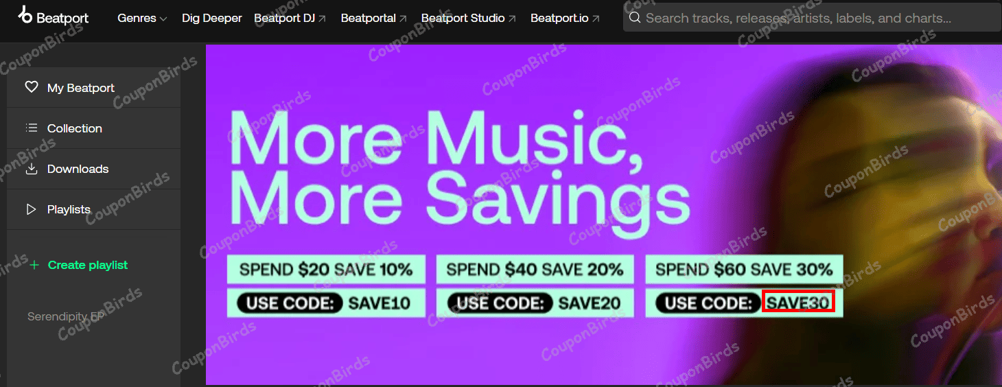 30% Off Beatport Promo Codes - Verified - Apr 2026
