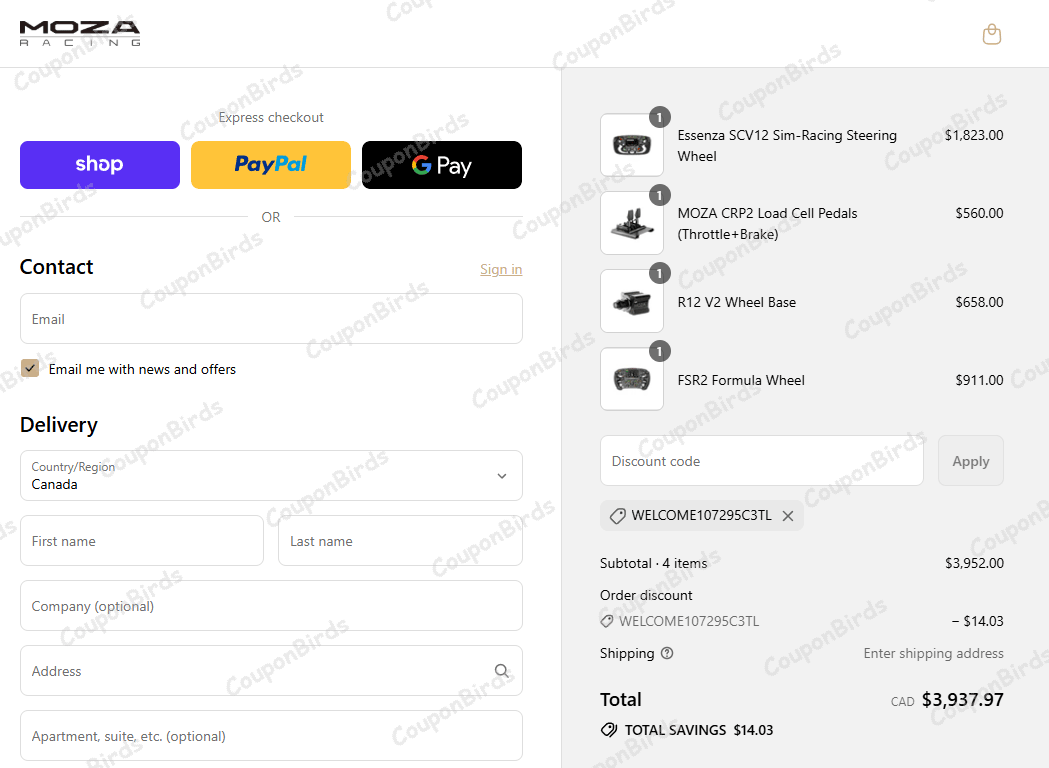 25% Off MOZA Racing Discount Codes - Verified - Apr 2026