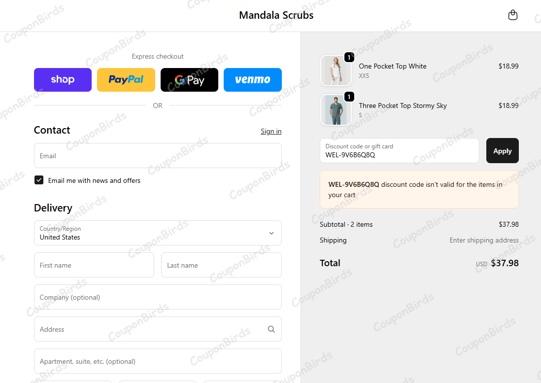 Mandala Scrubs Discount Codes - Verified - Jun 2026