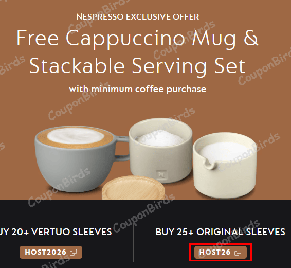 Nespresso Promo Codes - May 2026