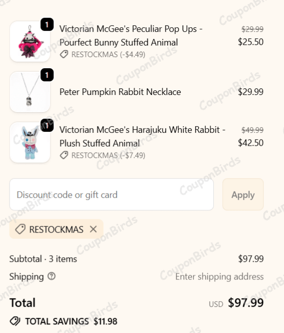 Plushie Dreadfuls Discount Code