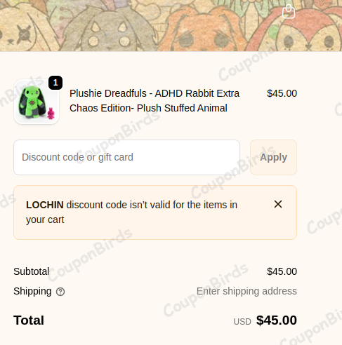 Plushie Dreadfuls Discount Code