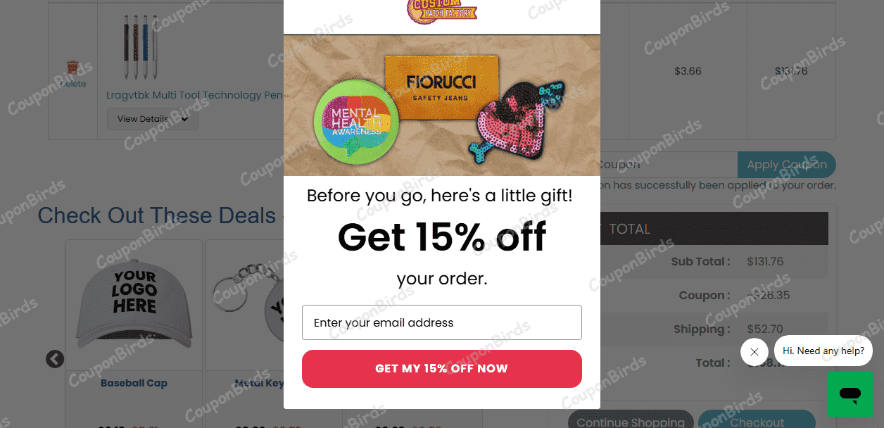 20% Off Custom Patch Factory Coupons - Verified - Apr 2026