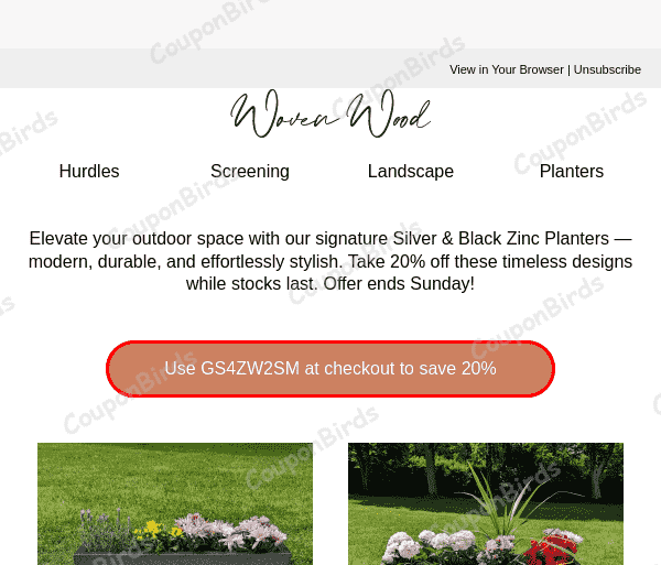 20% Off Woven Wood Discount Codes - Verified - Apr 2026