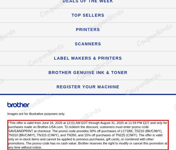 20% Off Brother Coupon Codes - May 2026
