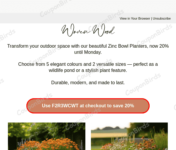 20% Off Woven Wood Discount Codes - Verified - Apr 2026