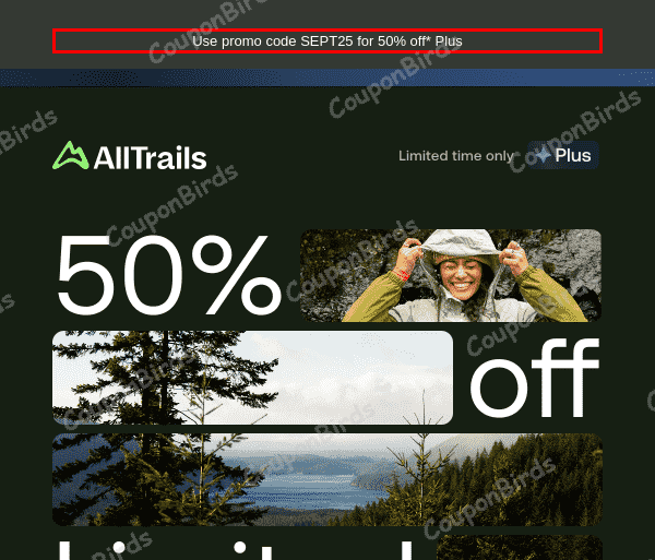50% Off ALLTrails Coupon Codes - Apr 2026