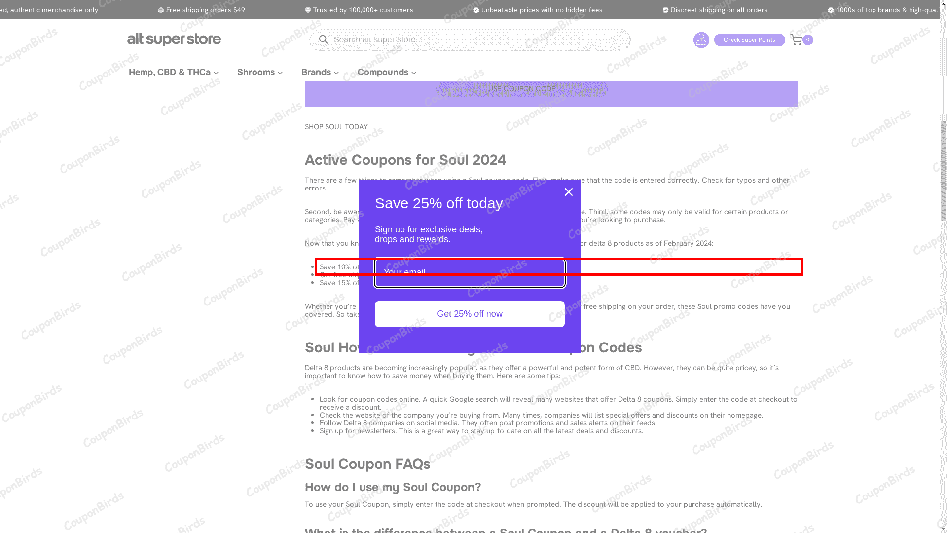 25% Off alt super store Discount Codes - Verified - Apr 2026