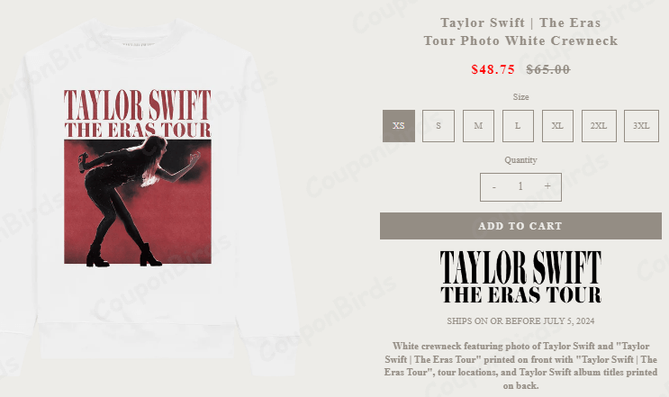 50% Off Taylor Swift Discount Codes - June 2025 Coupon Codes