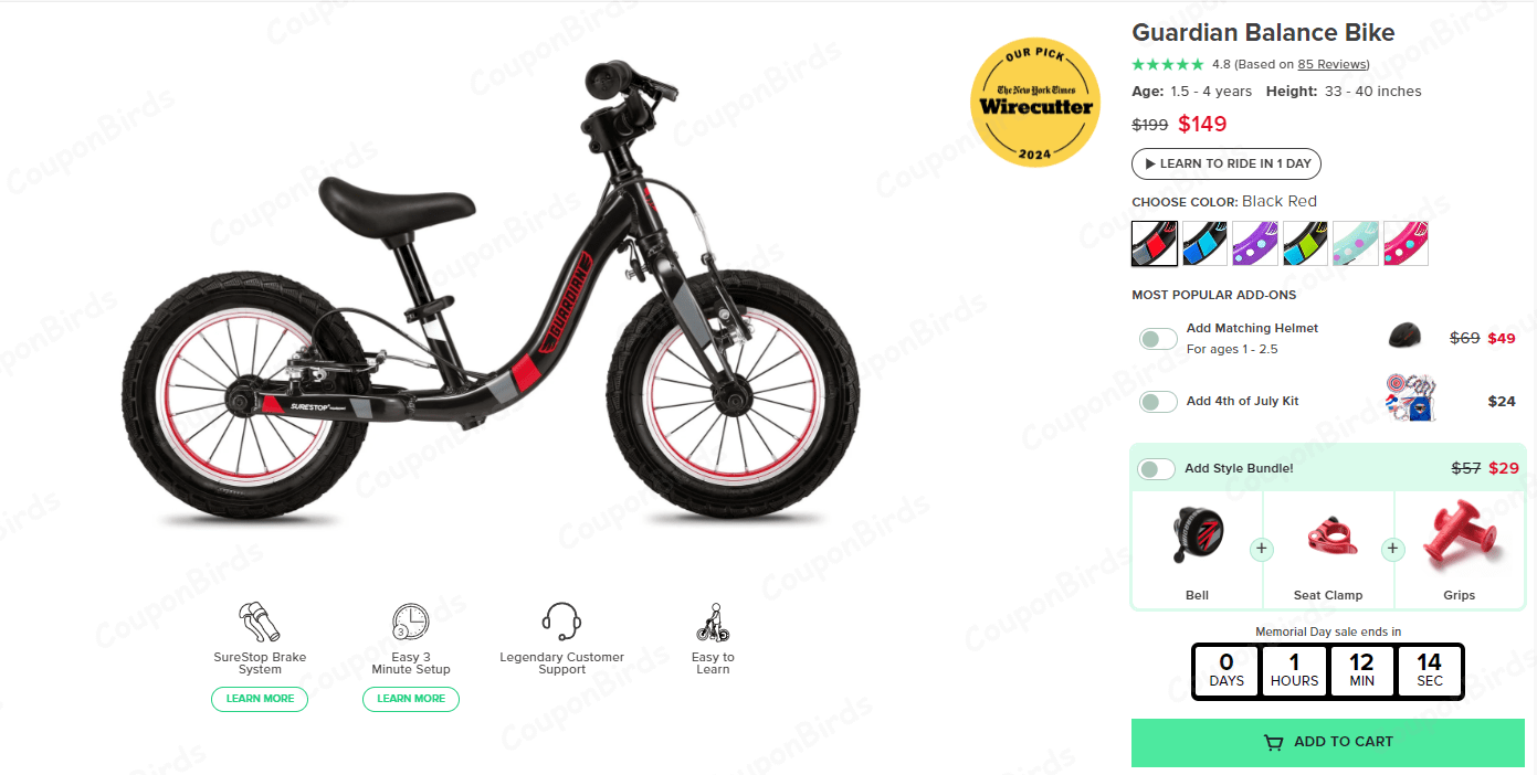 $50 Off Guardian Bikes Discount Codes - June 2025 Promo Codes