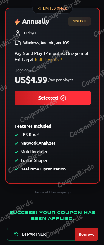 50% Off ExitLag Discount Codes - May 2025 Coupons