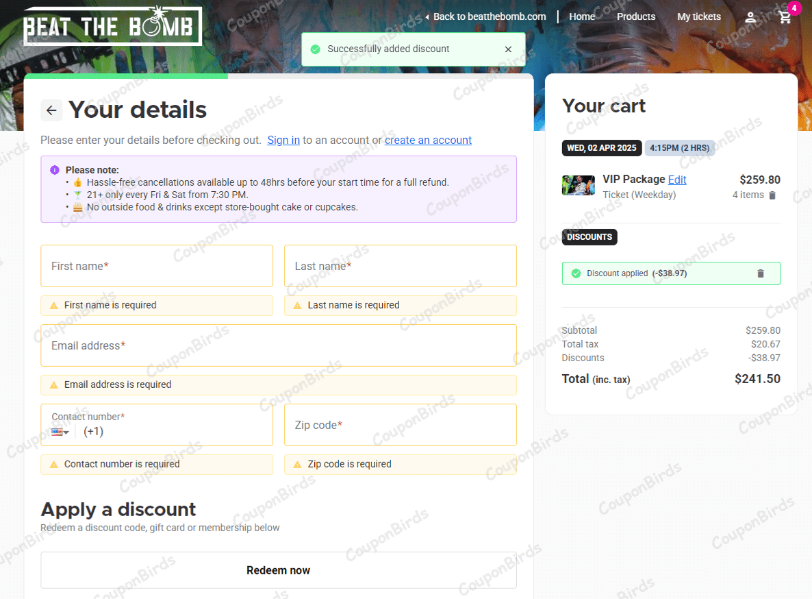 25% Off Beat The Bomb Discount Codes - June 2025 Coupons