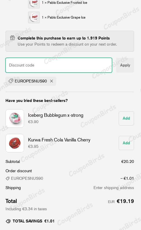 50% Off Europesnus Discount Codes - June 2025 Coupons