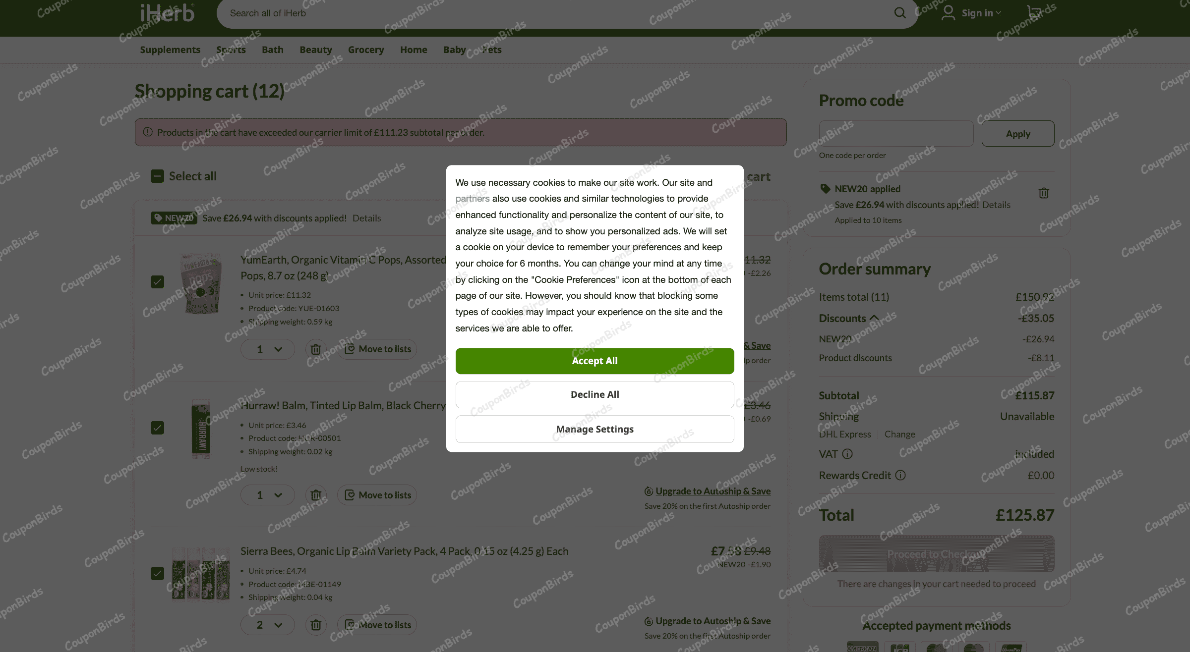 20% Off iHerb Promo Codes - June 2025 Coupons