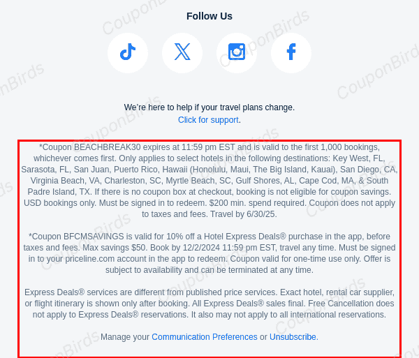 50% Off Priceline Promo Codes - May 2025 Coupons