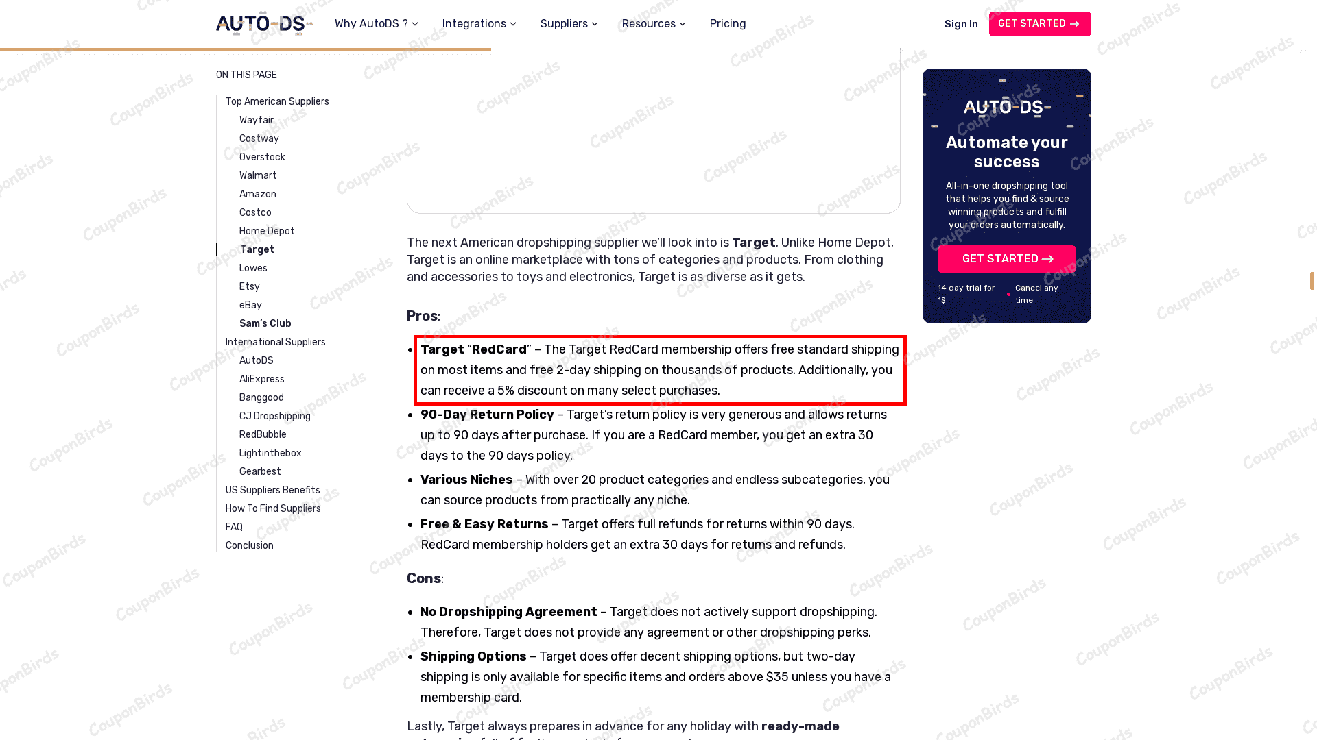 50% Off AutoDS Coupons - June 2025 Coupon Codes