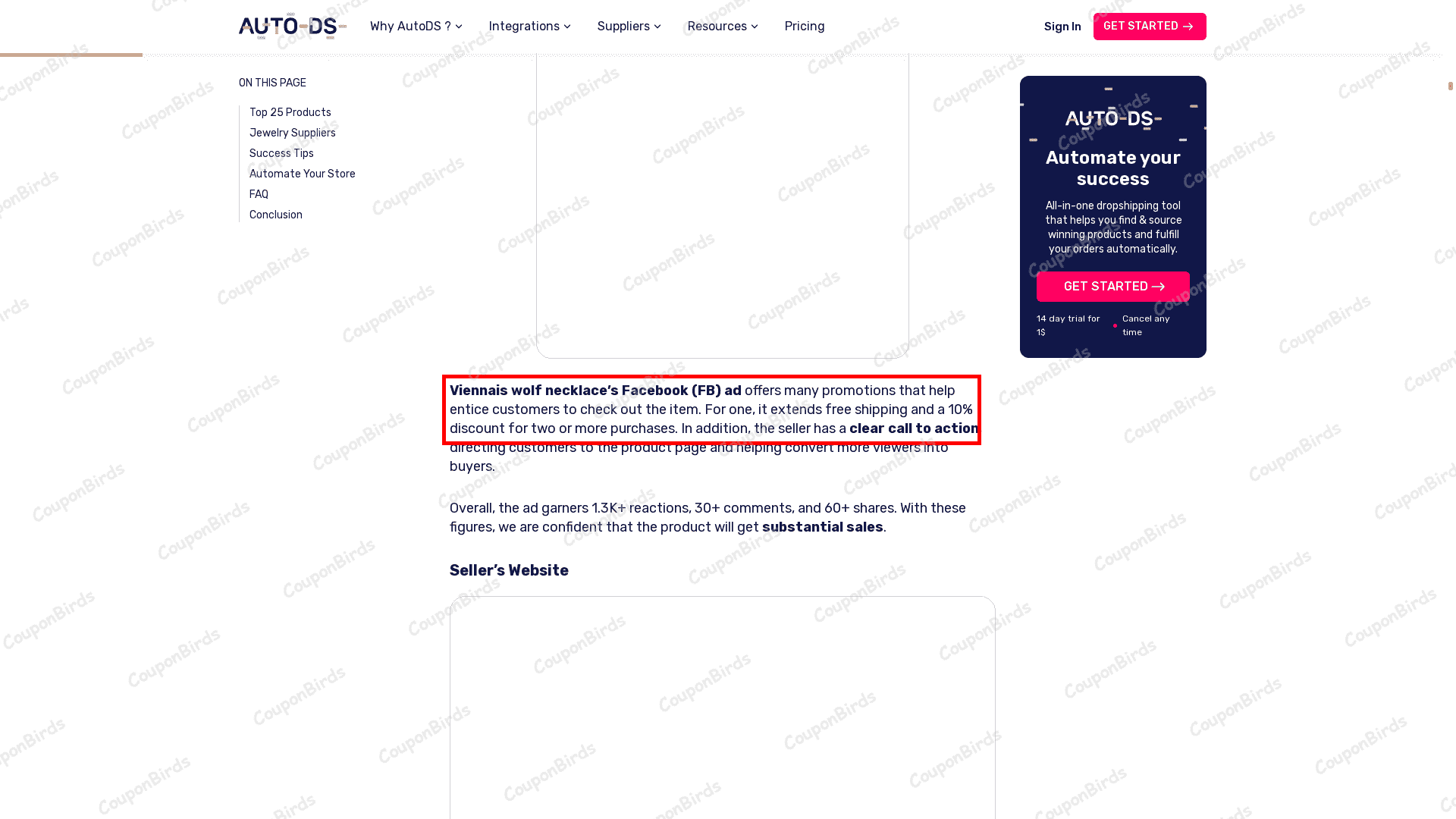 50% Off AutoDS Coupons - June 2025 Coupon Codes