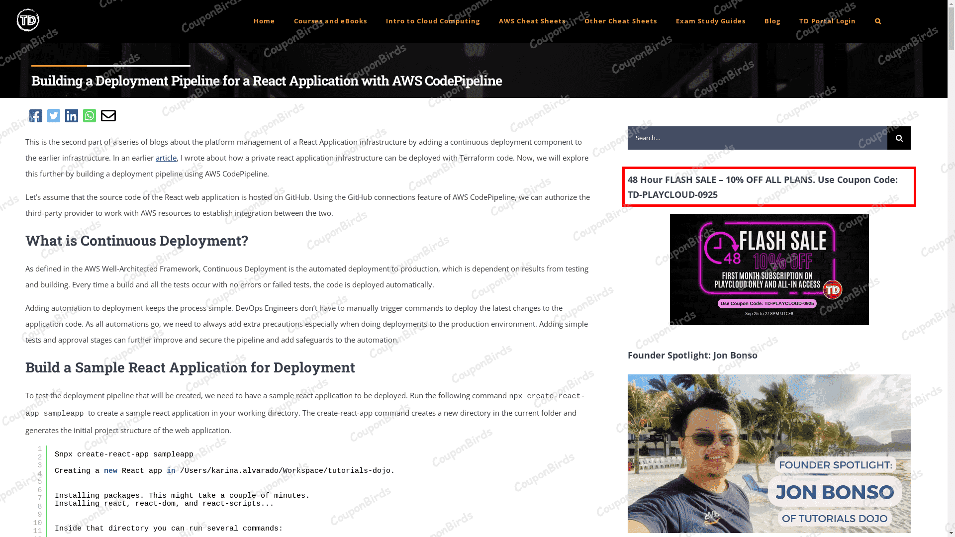 20% Off Tutorials Dojo Coupons - Verified - Dec 2025